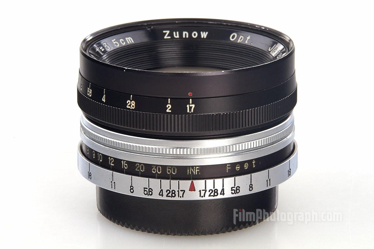 Zunow 1.7/3.5cm M39 - FilmPhotograph.com